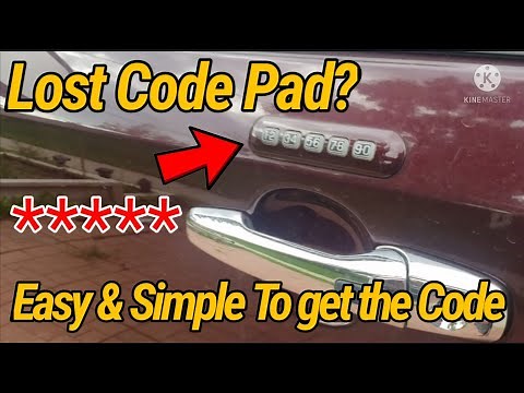I Dont know the Code for this Keyless Entry Keypad Lincoln Mkx/FordEdge