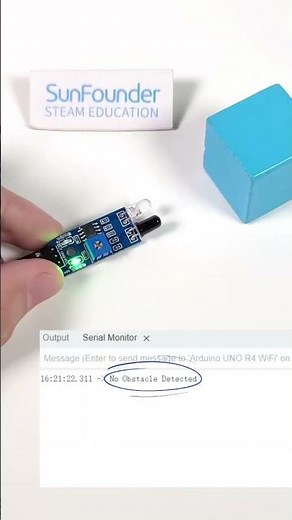Arduino X Obstacle Avoidance Sensor Module | Detecting Obstacle with Arduino! #arduino #electronics
