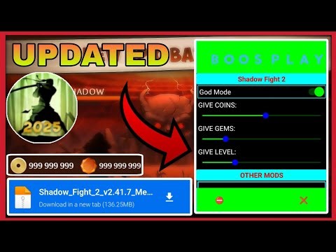 Shadow Fight 2 Mod Menu Apk v2.41.7 | Unlimited Money, Unlock All Weapon