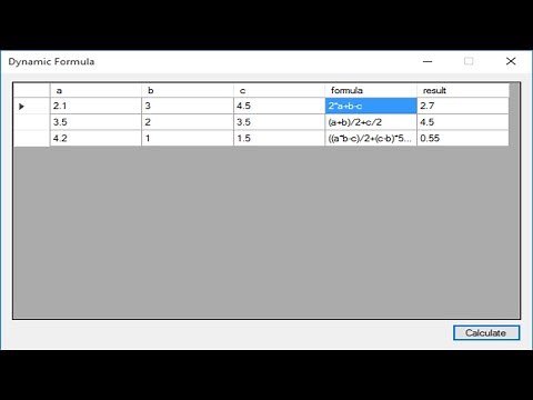 C# Tutorial - Create a Calculator using Dynamic Formula | FoxLearn
