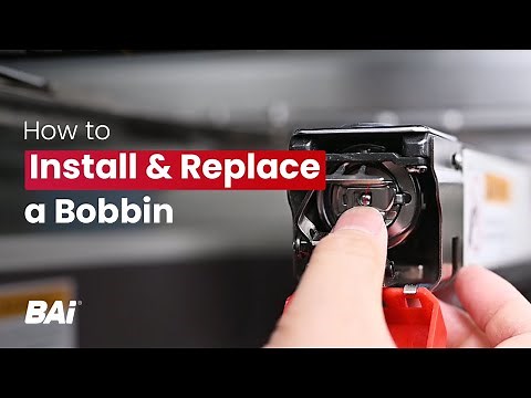 How to Install & replace a Bobbin | BAi Embroidery Machine Tutorial for Beginners
