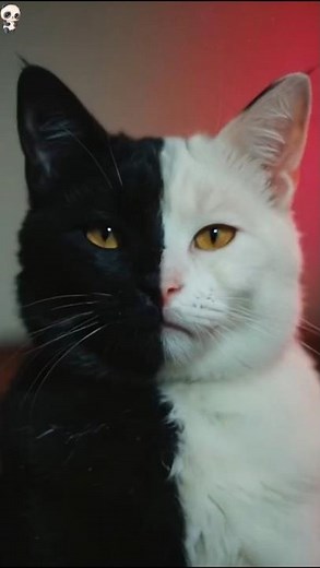 Black Cat Vs White Cat 😺