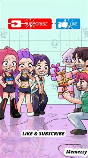 💋KPOP HUNTRIX🤩COMPLITION EDIT😈MEME DRAWING😍#kpop #memes #kpopedit #animation #rumi #mira #funny