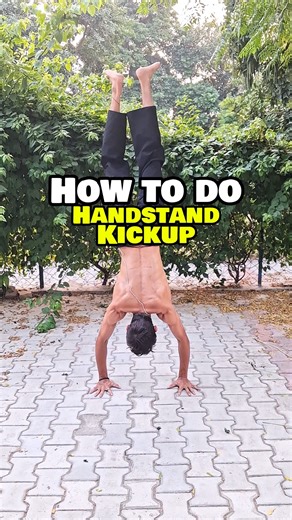 How to do Handstand Kickup ✅| #shorts #handstandworkout