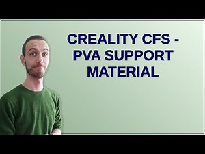 3dprinting: Creality CFS - PVA support material