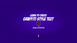 Graffiti Text - Adobe Illustrator Tutorial - Richard Carpenter