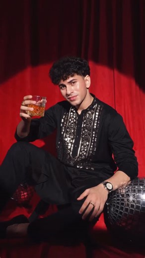 Kaizer vaghela on Instagram: "Outfits on switch. Glasses up. This is how the after-party flows. 🥂 @kisah_in ✨ Different looks. Same late-night energy."