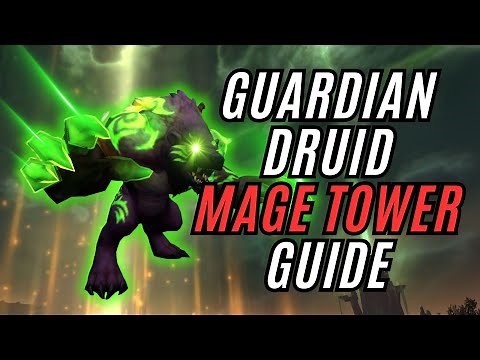Guardian Druid Mage Tower Guide | The War Within | 4k World of Warcraft