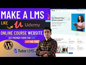 Create Online Course/LMS/Educational Website like Udemy/Skillshare with Wordpress (2025)