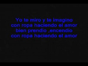 Te Imagino Con Letra