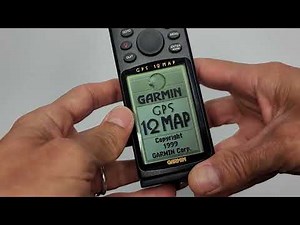 Garmin GPS 12 MAP Handheld Fishing Hunting Hiking Navigation System