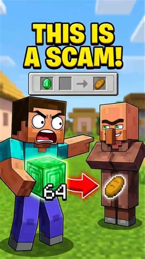 Minecraft Villagers – This Trade Is a Scam #minecraft #shorts #shortsviral