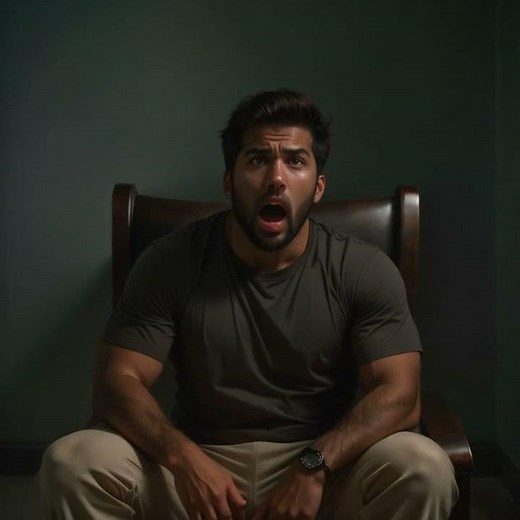 AI transformation: Man turns into woman on chair