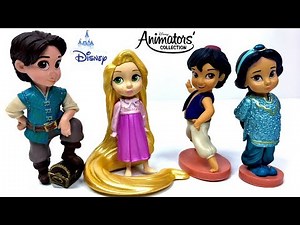 PRINCESAS DISNEY BEBES ANA ELSA ARIEL CENICIENTA AURORA - NUEVO SET DE FIGURAS ANIMATORS COLLECTION