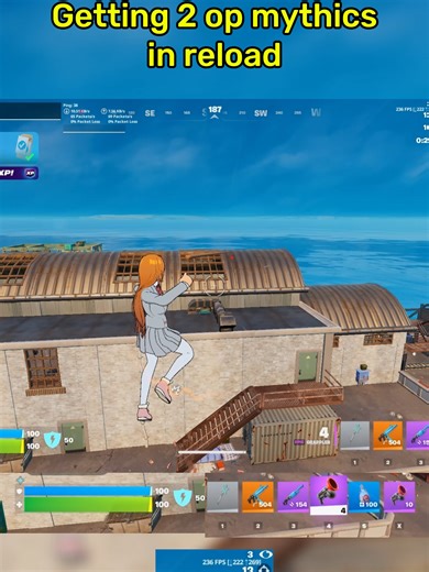 Getting 2 op mythics in reload#fortnite