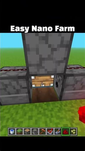 Easy Nano Farm #minecraft #minecrafttutorial #bulun