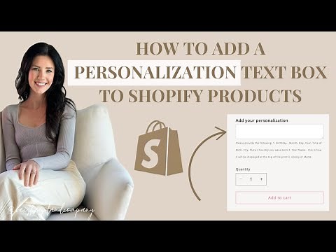 How to add personalization box on Shopify | Custom Text Box on Shopify Products