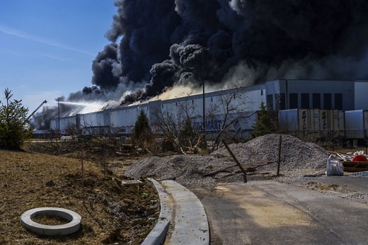 Smoke From Huge Walmart Fire Seen From Space