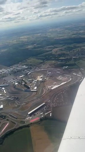 🔥Formula 1 From Above! Stunning Aerial View of Silverstone (United Kingdom) #aviation