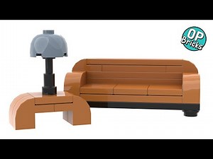 Build LEGO sofa or couch | easy tutorial | build Lego furniture yourself | LEGO Tutorial