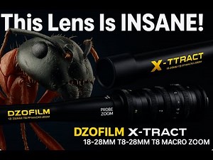 This Probe Zoom Macro Lens Is INSANE! | DZOFilm X-Tract 18–28mm T8 Unboxing