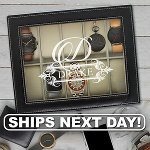 Engraved Watch Box, Watch Box for Men, Watch Holder, Watch Storage Box, Leather Watch Box, Custom Watch Case, Watch Box for Him - Etsy