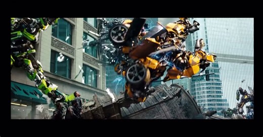 Transformers: Bumblebee Takes Action Against a Pillar