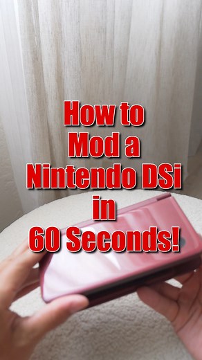 53K views · 1.3K reactions | Modding a DSi in 60 Seconds! Download...