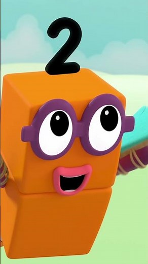 The Friendship Song with Numberblocks 1 and 2 ❤️🧡 #shorts