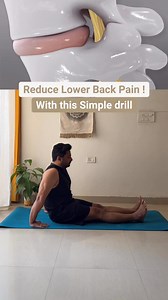 Day 1: Reduce lower Back pain with this simple exercise #lowerbackpain #lowerbackpainrelief #backpain #backpainrelief | Yogätmanam