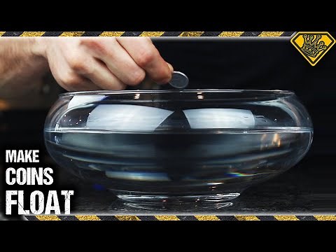 Making Coins Float On Water