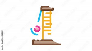 Claws Clapper Icon Animation. color Claws Clapper animated icon on white background