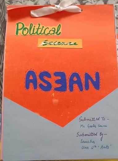 project on ASEAN/ Class 12th / art integrated project 🎨🖌️#politicalscienceproject #creativity