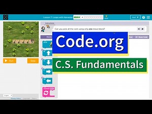 Loops with Harvester Lesson 7.4 Course B Code.org Tutorial with Answers
