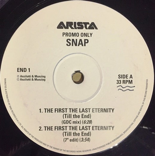 Snap! - The First The Last Eternity (Till The End)