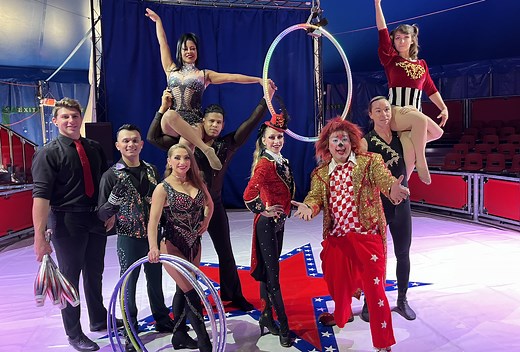 Circus Golden Star performing in Yuma