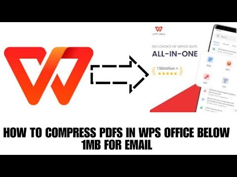 HOW TO COMPRESS PDFs IN WPS OFFICE BELOW 1MB FOR EMAIL