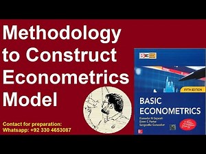 Methodology To Construct Econometric Model || Econometrics chapter 1