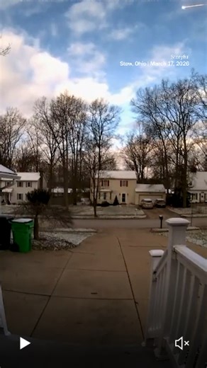 A meteor just exploded over Cleveland