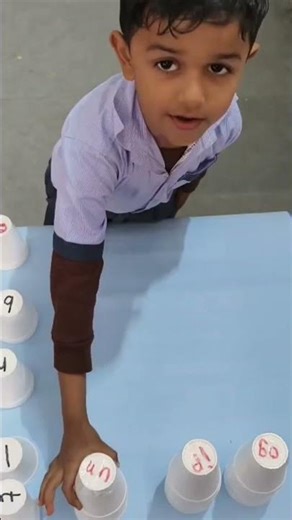 Phonics Cup Stacking Activity | Sr. KG Fun Learning Game 🔤🥤