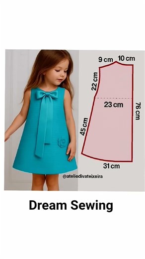 Kids frock sewing patterns #sewing #sewingideas #sewingpatterns #sewingtutorial