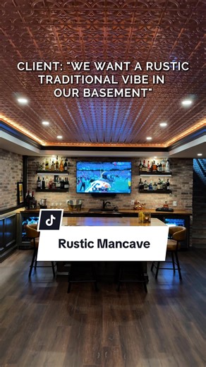 ⁣We Always Deliver For Our Clients!⠀ ⠀ #rustic #interiordesign ⠀ #gameroom #mancave ⠀ #finishedbasement