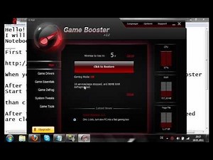 GameBooster for Netbooks/Notebooks and PC (Download) Tutorial