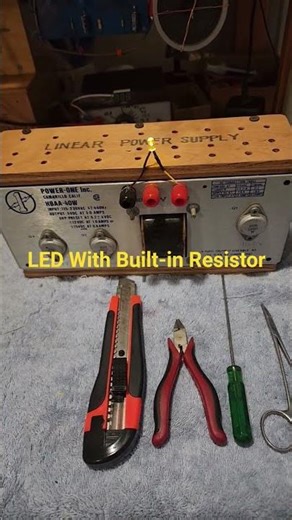 LED With Built-in Resistor ‪@ProfDavidJDelosReyes‬ #LEDindicator powersupply