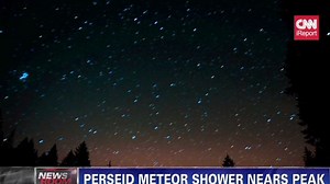Perseid meteor shower lights up sky