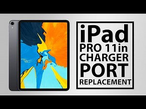 Apple iPad Pro 11-Inch 2018 2020 Not Charging No Power Charger Port Replacement | Repair Tutorial
