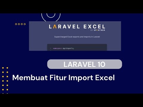 Laravel 10 Dan Bootstrap 5 - Cara Membuat Fitur Import Excel