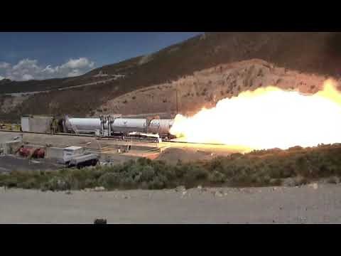 Omegaaaad - OmegA Rocket Test Failure - First Stage Nozzle Disintegrates