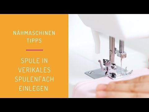 Spule in Nähmaschine einlegen - Singer Nähmaschine