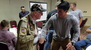 Ernie Lamson challenges another young paratrooper - he is badass | Uncle Matty Comes Home